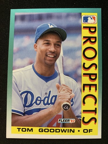 1992 Fleer Prospects Rookie RC Card #652 Tom Goodwin Los Angeles ...