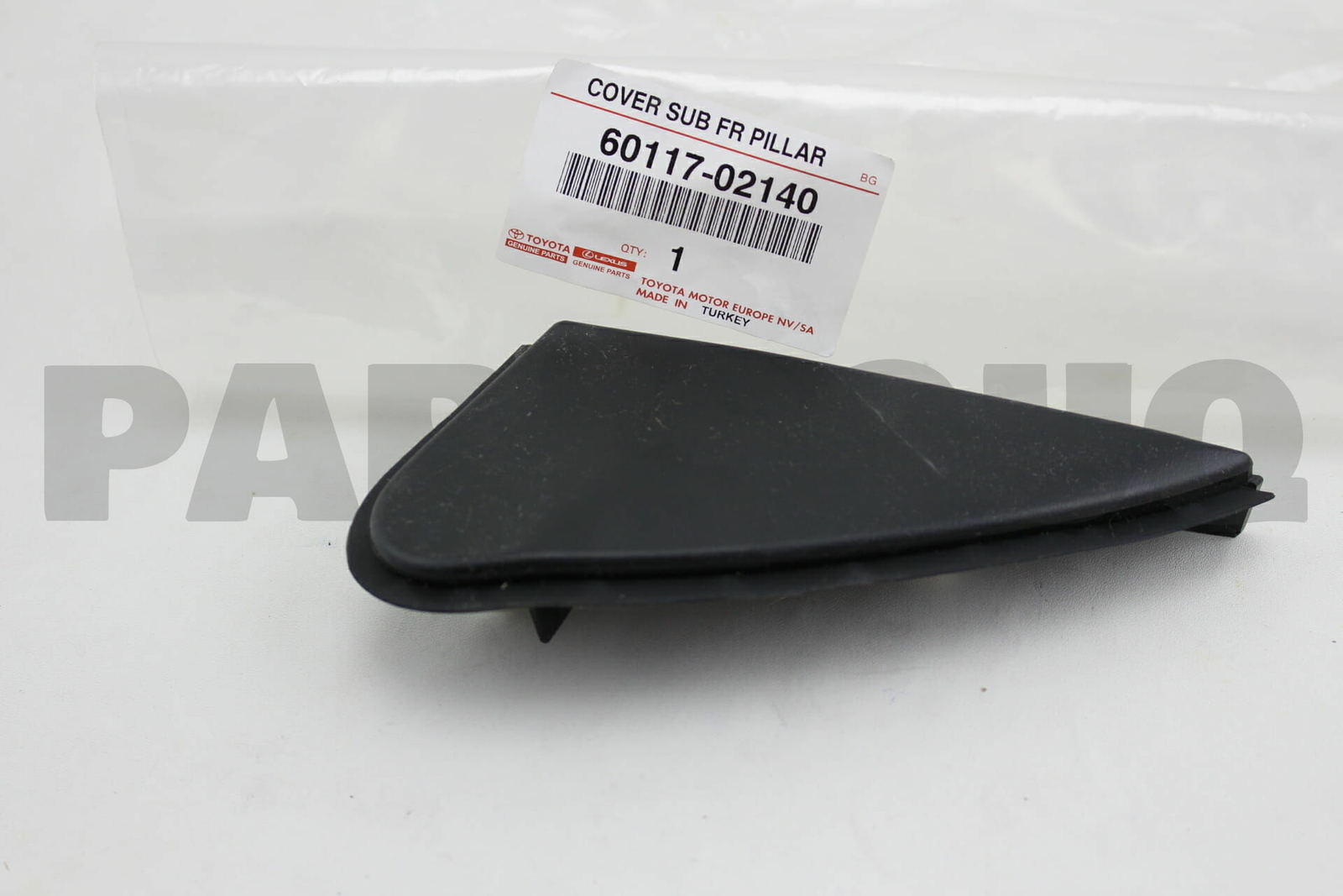 6011702140 Genuine Toyota COVER SUB-ASSY, FRONT PILLAR, UPR RH 60117 ...