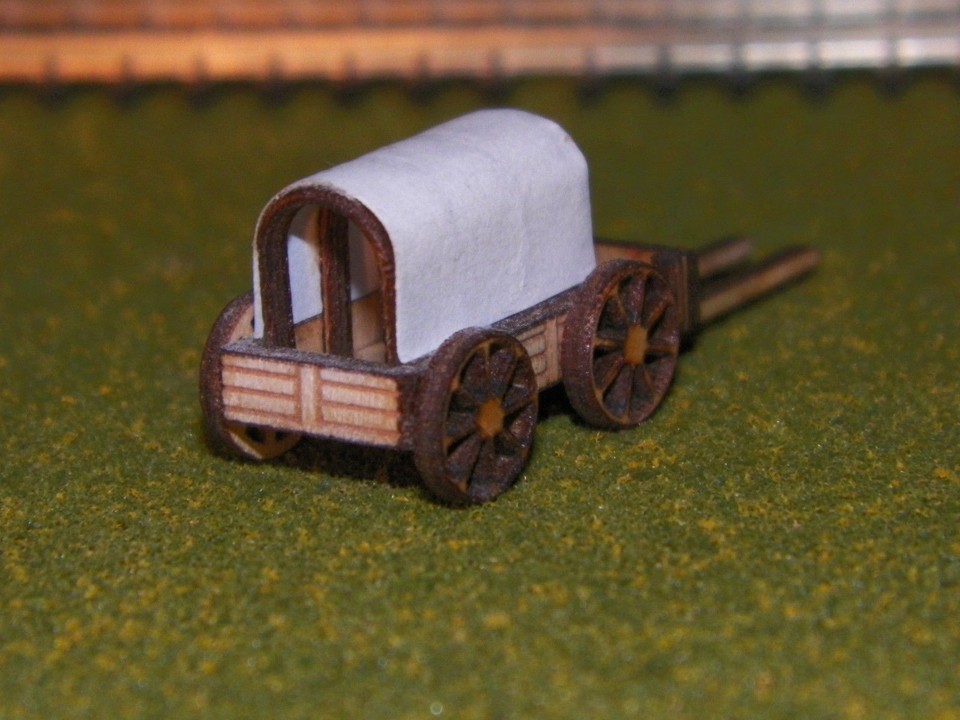 HO Scale Old West Covered Wagons Kit | eBay