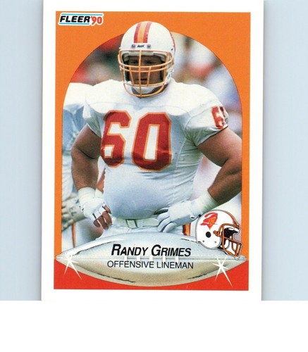 Randy Grimes 344 Buccaneers 1990 Fleer NFL Football Trading Card | eBay