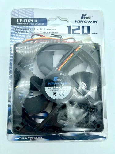 NEW Kingwin 120mm Advance Series Case Fan CFBL-012LB | eBay