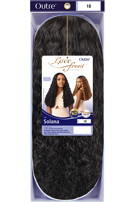 SOLANA - Outre Synthetic Pre-Plucked I-Part HD Swiss Lace Front Wig | eBay