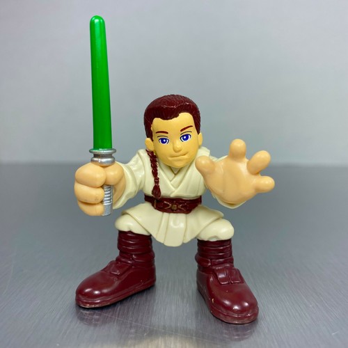 Hasbro Star Wars Galactic Heroes OBI-WAN KENOBI figure Padawan green ...