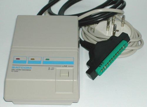 Satcom Tel-Com Modem 75-1200 for Commodore 64 and 128 SATCOM | eBay