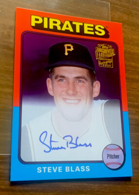 Steve Blass 2021 Topps Archives AUTO Fan Favorites 1975 # FFA-SB #d ...