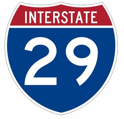 Interstate 29 Sticker Decal R899 Highway Sign | eBay