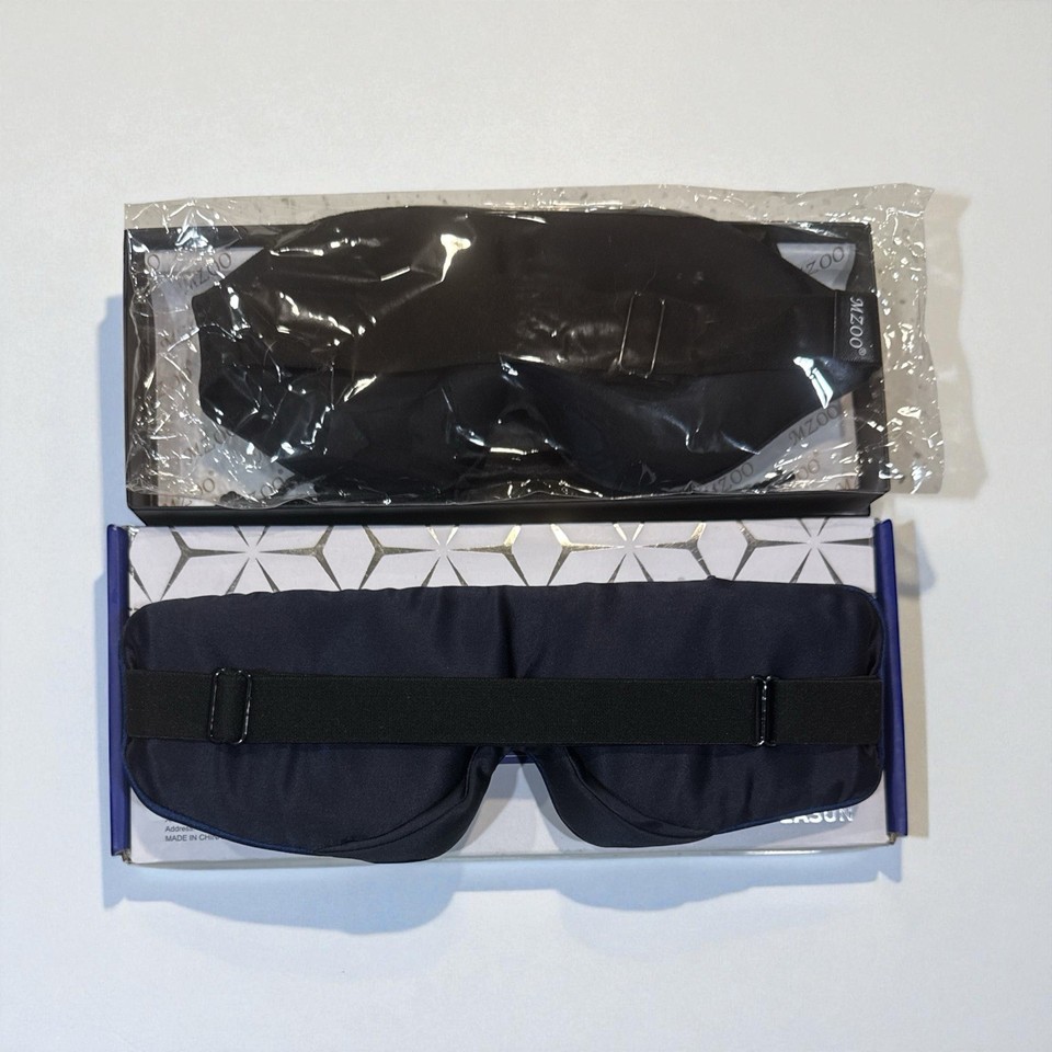 Aroma Season Silk Heated Eye Mask Cordless 1500mAh Warm Dry Eye + sleep ...