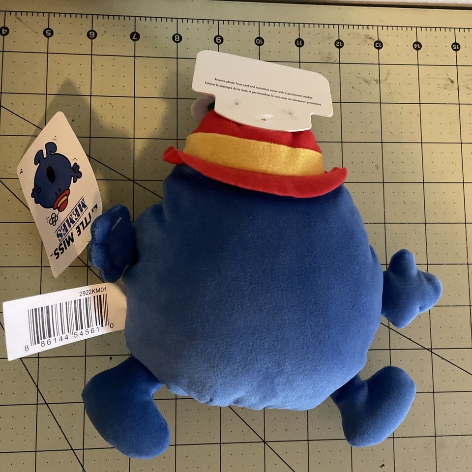 Little Miss Memes Bossy Blue 6" Soft Plush Toy 3+ Happy Face Gift-NWT ...