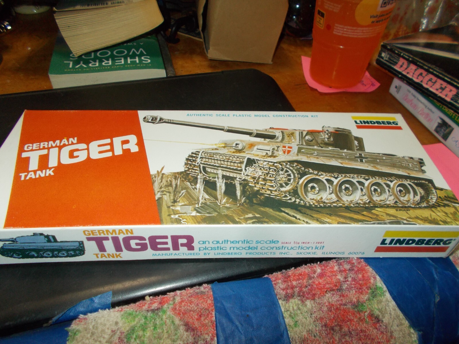 Lindberg Tiger 1 WWII German Heavy Tank 1/48 Vintage 1983 Model Kit ...