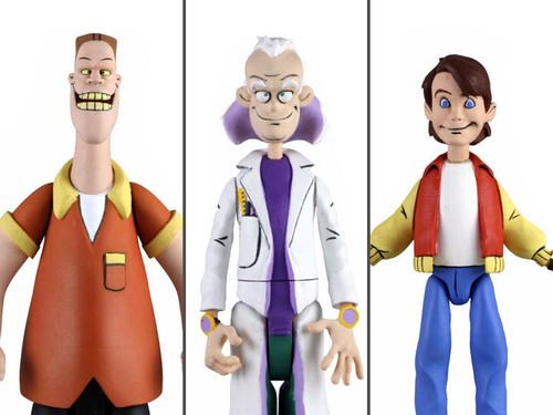 Back to the Future Toony Action Figure Set Marty Doc Einstein Biff ...