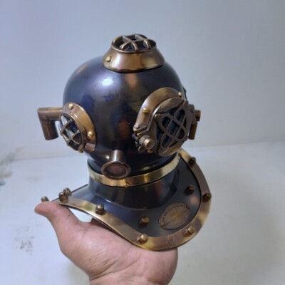 6" DIVING HELMET DECOR US NAVY MARK IV SCUBA DEEP SEA DIVERS SUPER FINE ...