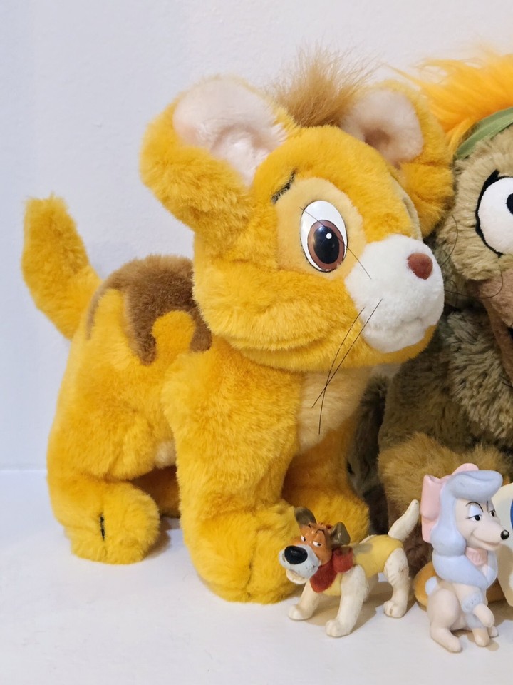 Vintage 1988 Disney World Oliver and Company Plush Stuffed Animal Toy ...