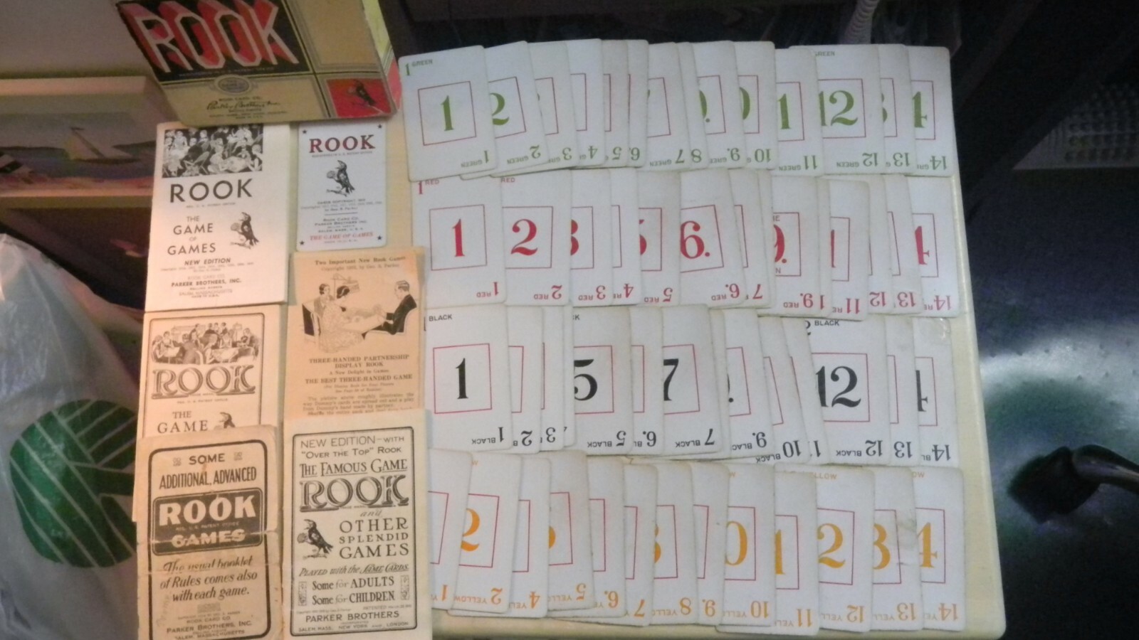 Vintage ROOK Card Game by Parker Brothers 1943 | eBay