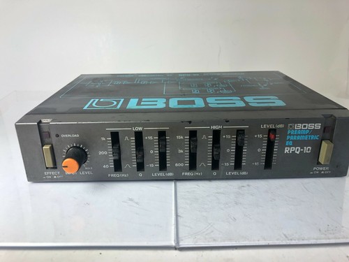 Boss RPQ-10 Micro Rack Preamp/ Parametric Equalizer EQ Effects ...
