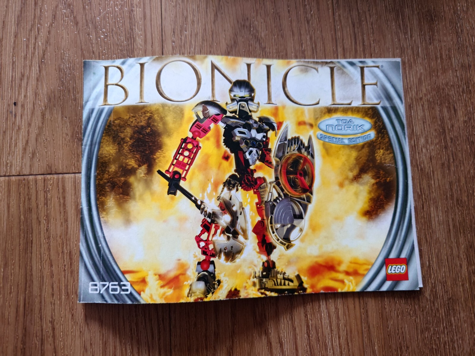 RARE Lego Bionicle 8763 Toa Hagah NORIK - complete with instructions ...