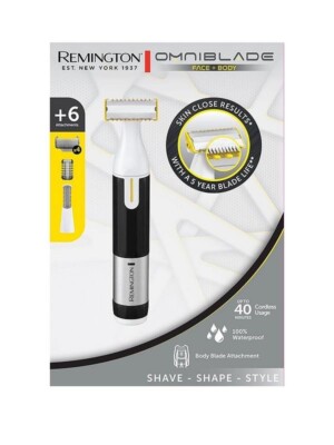 Remington Omniblade Hybrid Face Body Stubble Trimmer - Shave Style ...