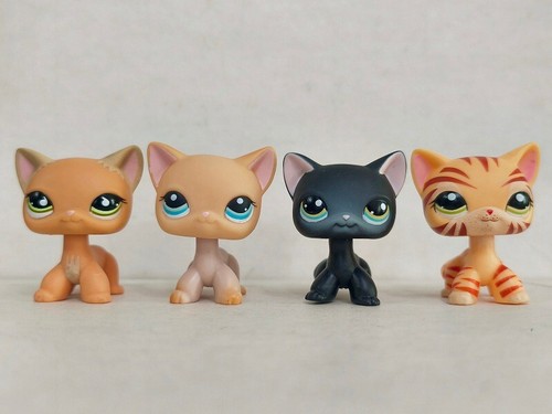 8pcs/lot LPS Toys Rare Pet Shop Short Hair Cat Animal Figures 034 New ...