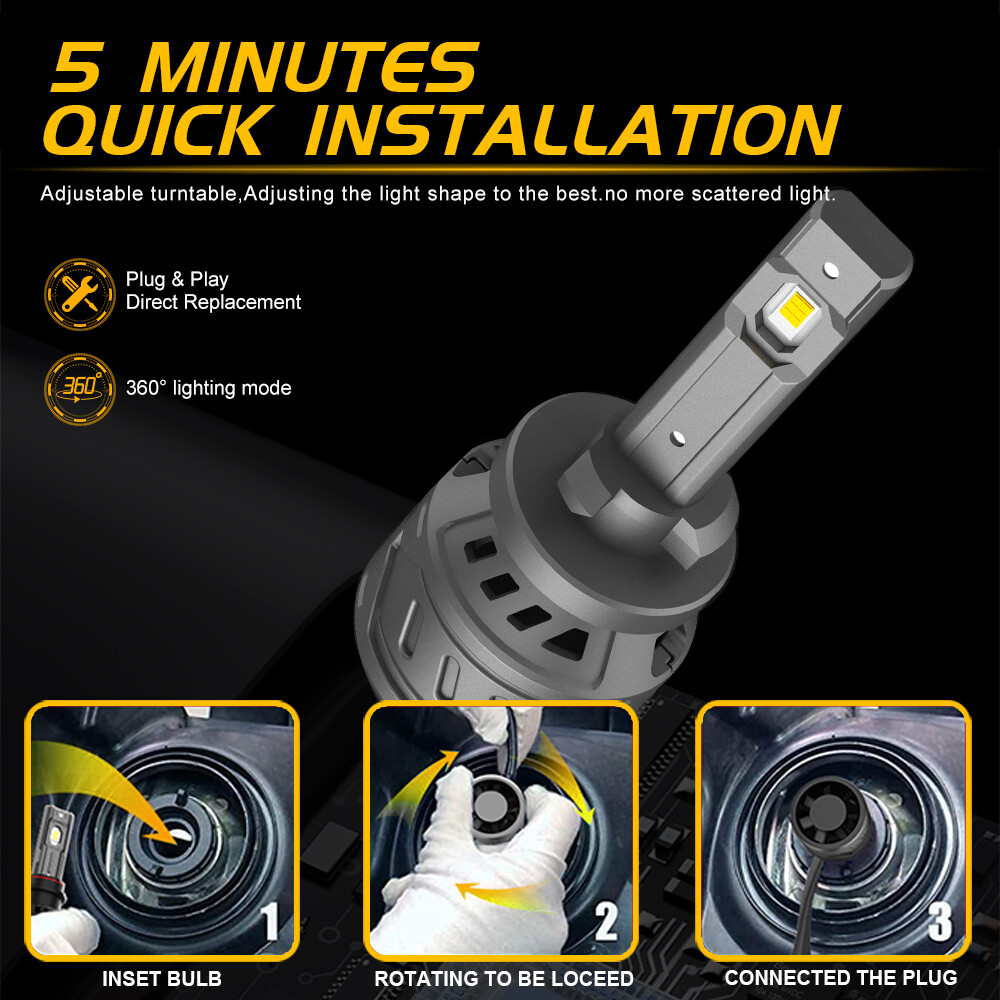 Pair 881 LED Fog Light Driving Bulbs 862 886 889 894 896 898 Xenon ...