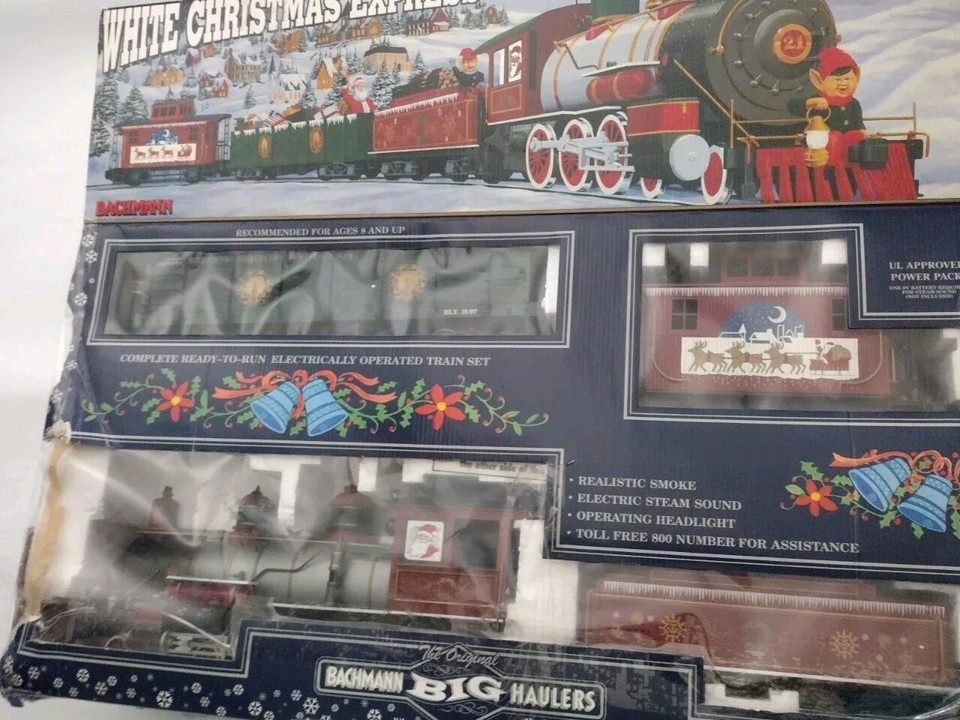 G Scale Bachmann Big Haulers White Christmas Express Train Set No Track ...