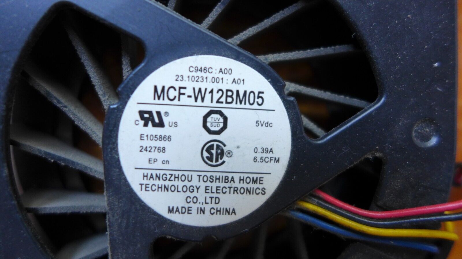 DELL LATITUDE E5500 CPU COOLING FAN 0C946C 23.10231.021 SUNON FORCECON ...