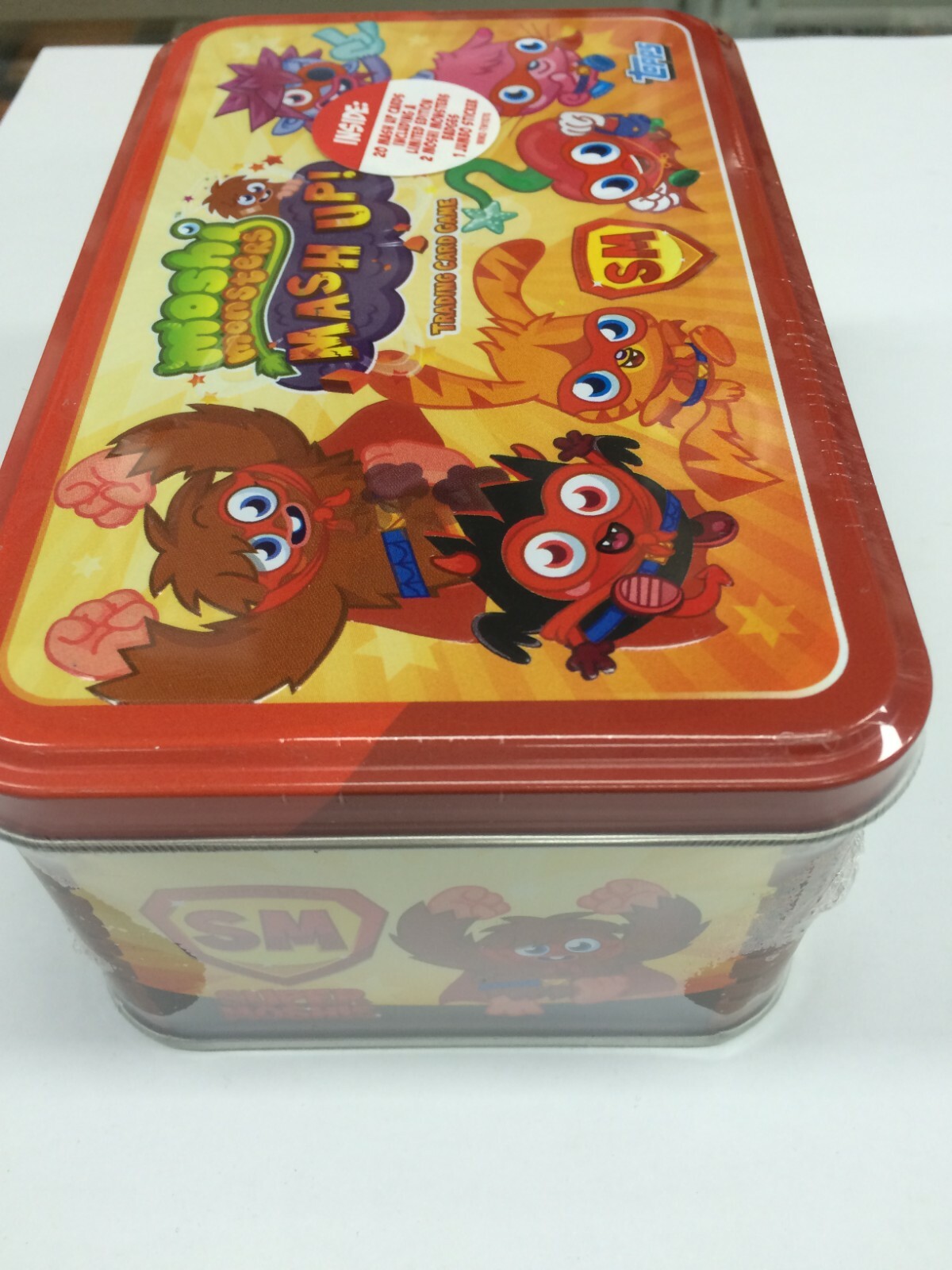 Topps Moshi Monsters Trading Card Game Tin (includes 20 Mesh Up Cards ...