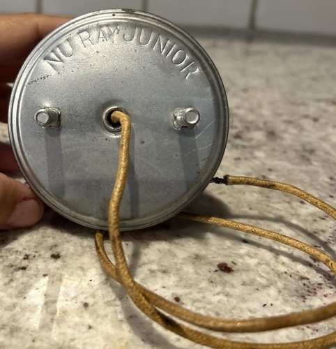 Vintage Nu Ray Jr Motorcycle, Scooter Rear Taillight Assembly Red Glass ...