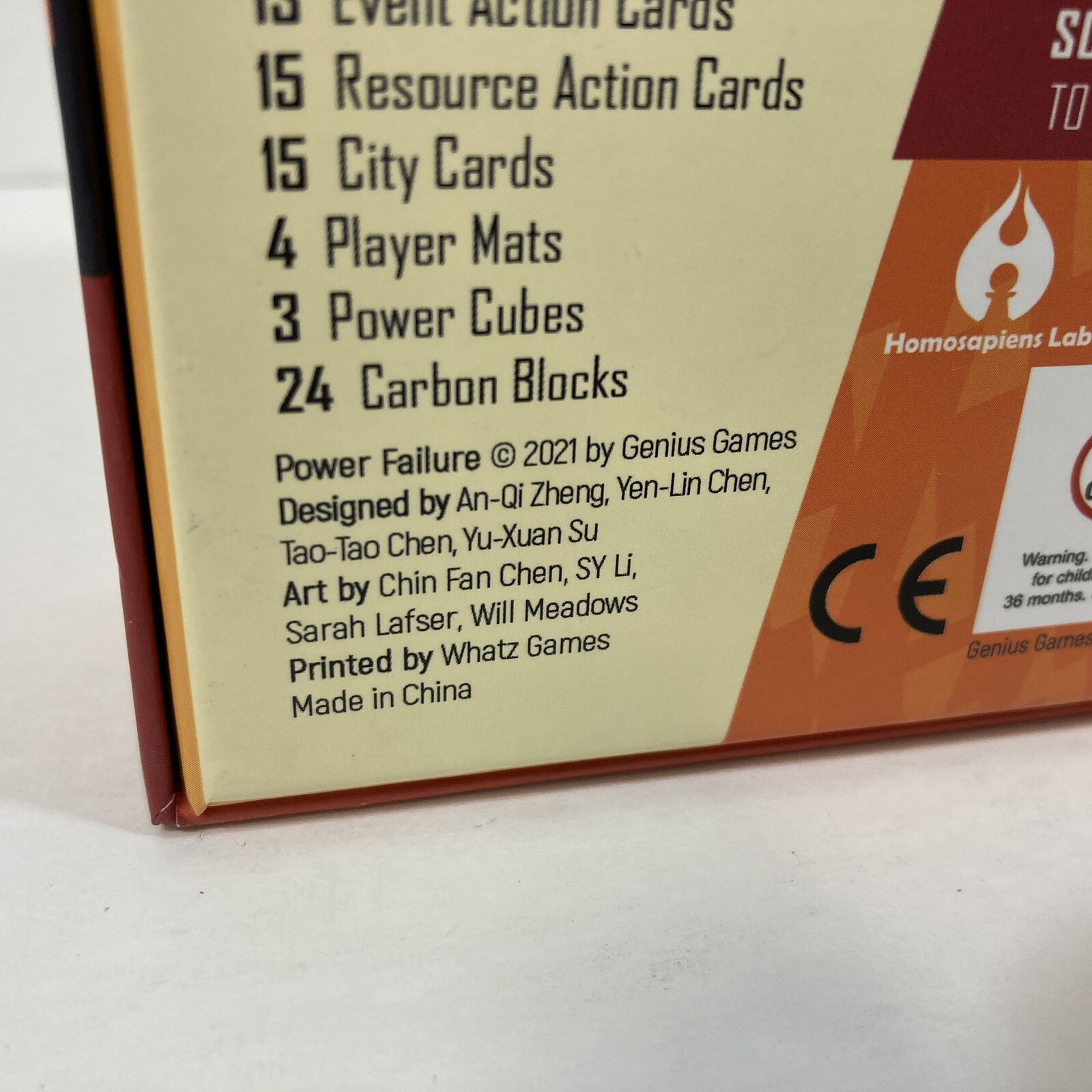 POWER FAILURE BOARD / CARD GAME English Complete 2021 Genius Artana ...