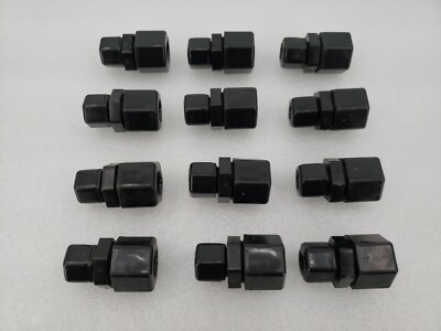 Parker P10UC6 Fast & Tite Fitting Union Connector 5/8" Tube x 3/8" Tube ...