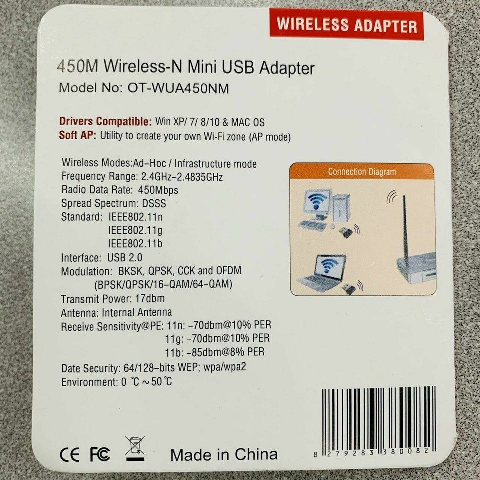 NEW 2020 Mini USB WiFi WLAN Wireless Network Adapter 802.11 Dongle ...