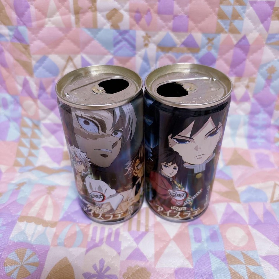 Dydo Demon Slayer Ice Latte Empty Can Tomioka Giyuu Fushikawa Miya | eBay