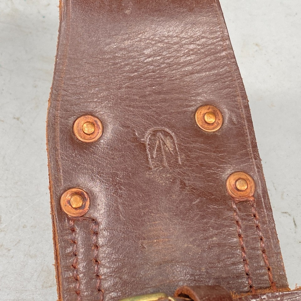 Bayonet Frog, British WW1 P1903 Pattern Leather .303 - Original SA ...