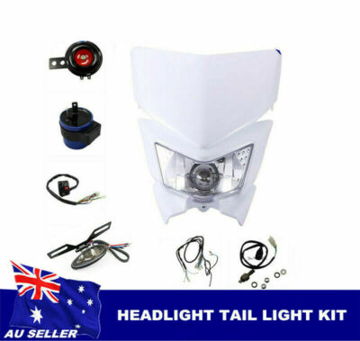 Registration Rec Reg REGO Headlamp kit for Yamaha TTR230 TTR White ...