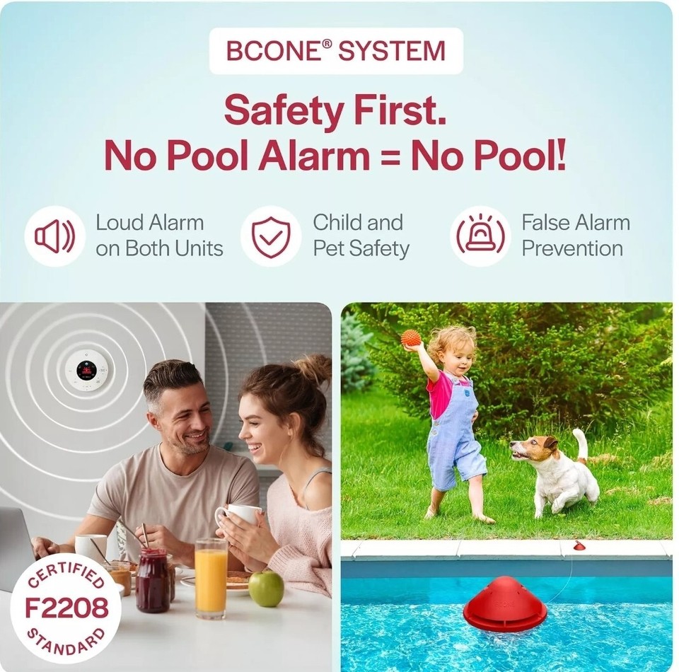 BCONE® System Pool Alarm by Lifebuoy® | Certified ASTM F2208 Floating ...