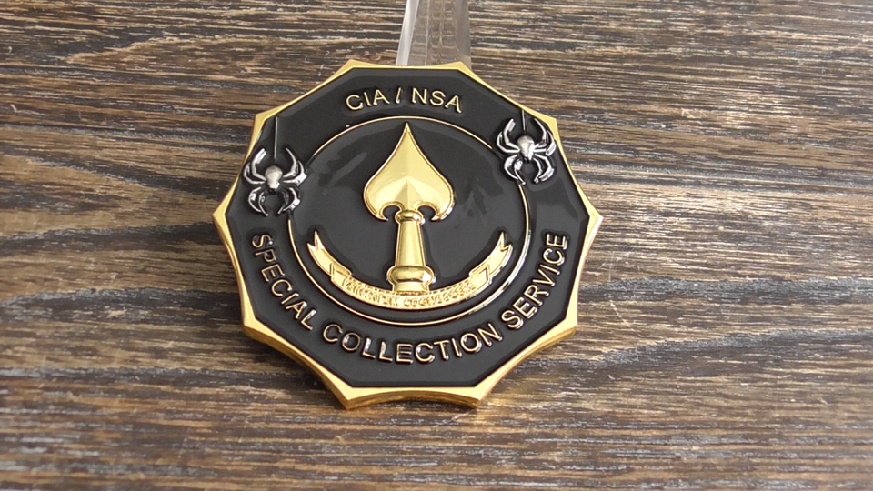Special Collection Service CIA NSA Spider Web Challenge Coin | eBay