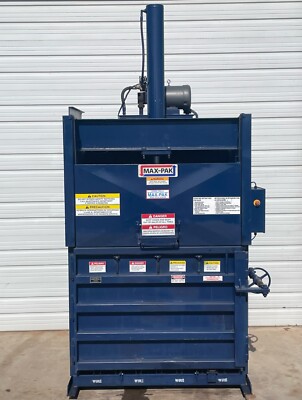 MAX-PAK VERTICAL BALER MP60HD-10 30" X 48" X 60" 480 VOLTS | eBay