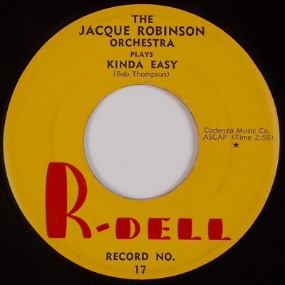 JACQUE ROBINSON: Kinda Easy / Dancing on Ceiling R-DELL Jazz Pop 45 ...