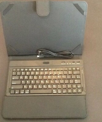 PointMobl Bluetooth Tablet Case with rechargeable keyboard Fits most 9 ...