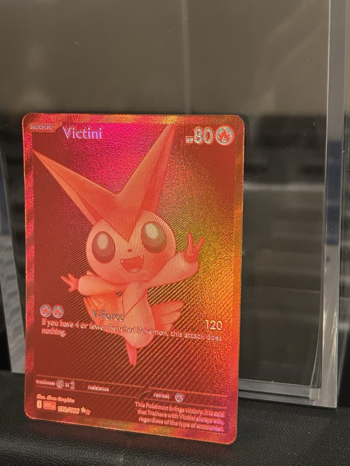 Red Victini English Pokemon White Flare Black Bolt WHT EN 172/086 Near ...