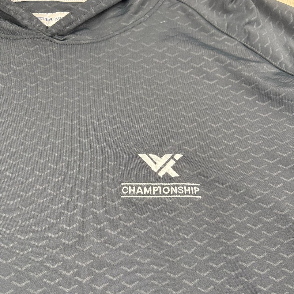Peter Millar Crown Mens Black VX Championship Pullover Pine Hoodie Size XL | eBay