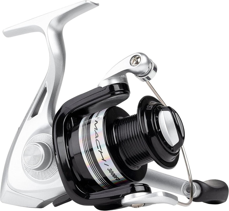 Shakespeare Mach 1 Spinning Reel – Lightweight Graphite Body and Rotor ...