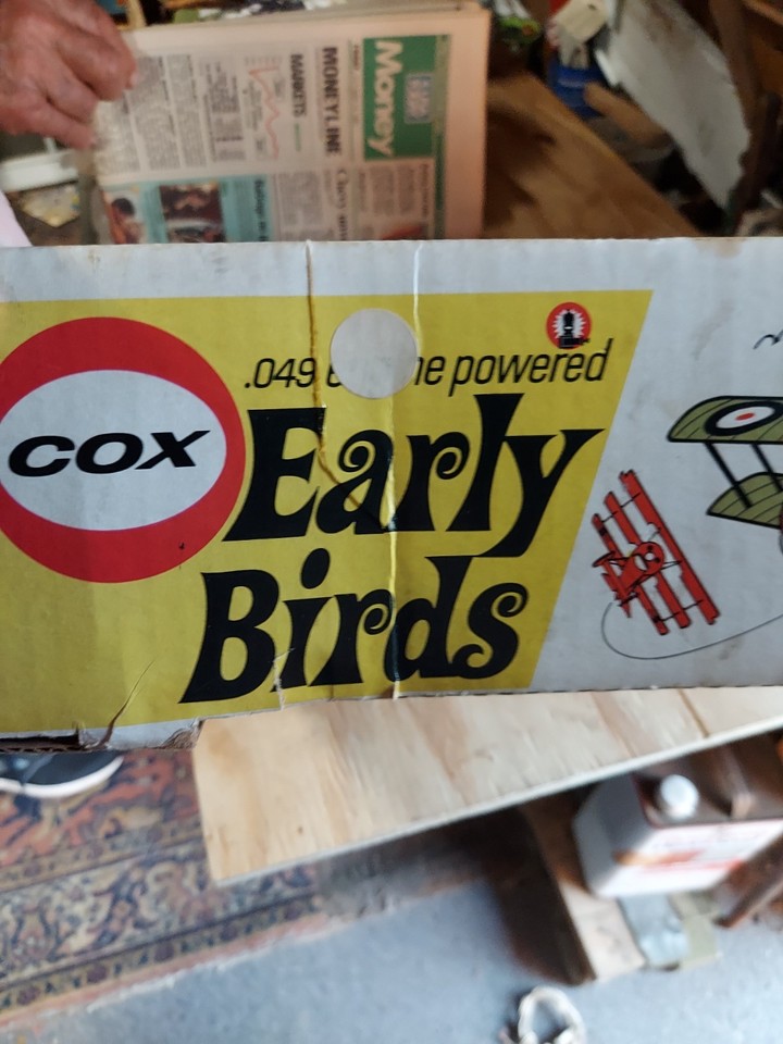 Cox Vintage focker wolf Early Bird Gas-Powered Biplane Model Toy | eBay
