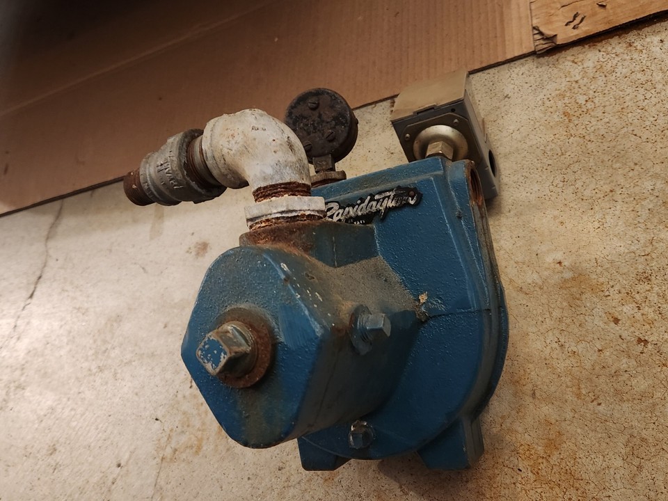 Rapidayton 1/2 hp Shallow Well Water Pump Vintage AOSmith Motor For ...