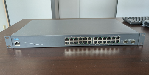 Datto L24 24 Port Gigabit PoE+ Cloud Managed Switch | eBay