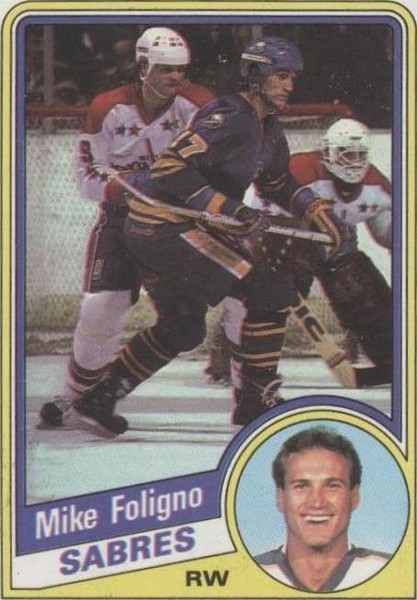 1984-85 Topps - #16 Mike Foligno for sale online | eBay
