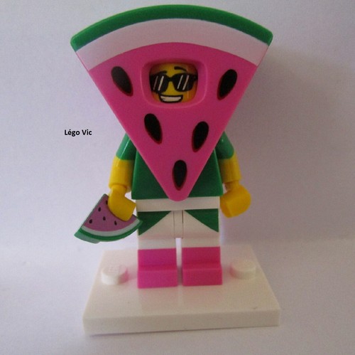 Lego 71023 Minifig Figurine Série Movie 2 Watermelon Dude + socle | eBay