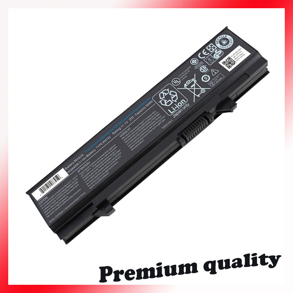 Rechargeable Li-Ion Battery Type WU841 for Latitude E5400 E5410 E5500 ...