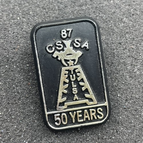 Vtg 1987 CSSA TULSA Oklahoma Plastic Shriner Lapel Pin Pinback T010 | eBay