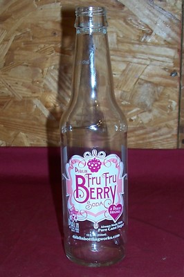 Dublin Fru Fru Berry Soda Pop Glass Bottle Collectible Collector Clear ...