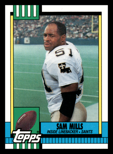 1990 Topps Sam Mills New Orleans Saints #238 Centered Mint | eBay