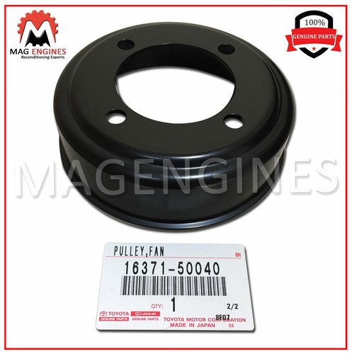 16371-50040 GENUINE OEM PULLEY, FAN FOR 2UZ 4.7L 4RUNNER SEQUOIA TUNDRA ...